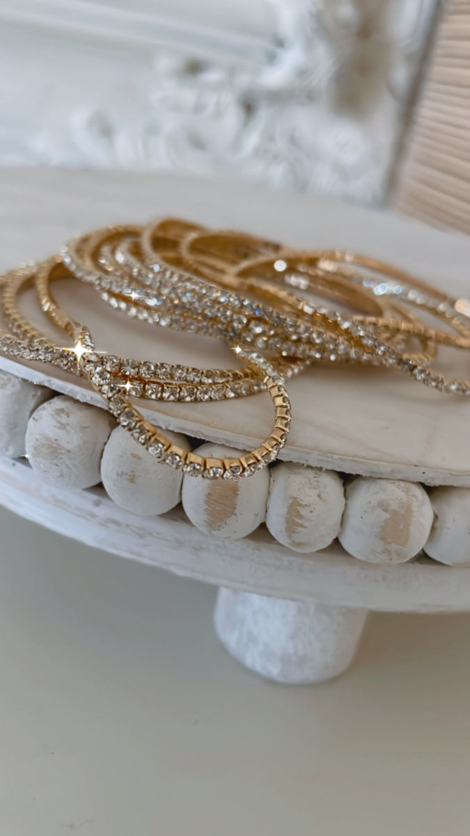 Dainty Rhinestone Bracelet – Bijoux.Co. Jewelry