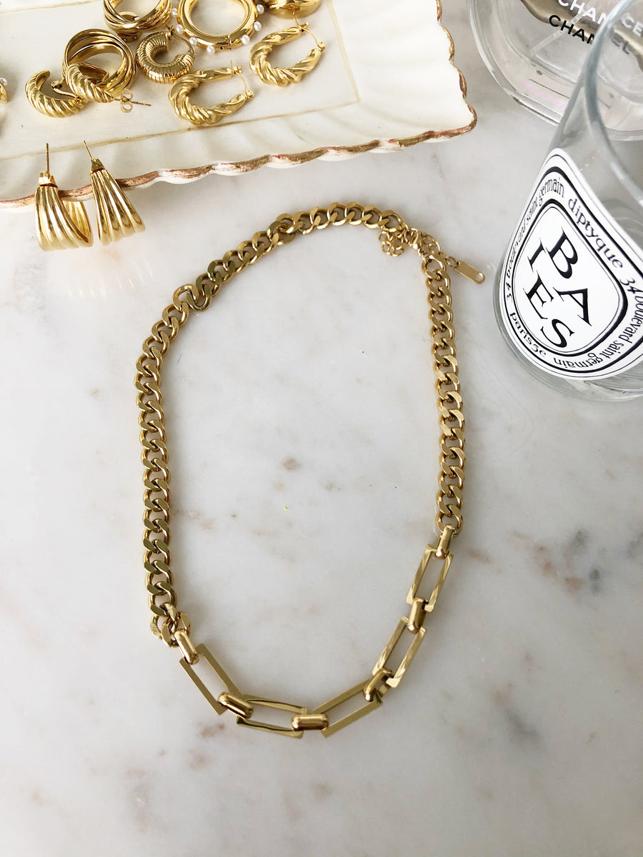 Block Chain Necklace – Bijoux.Co. Jewelry